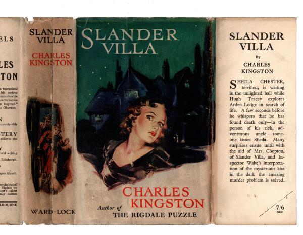 Slander Villa by Charles Kingston (First Edition) File Copy by Charles ...