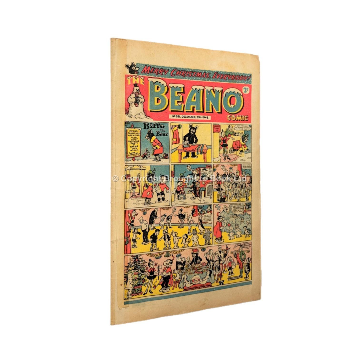 The Beano Comic No. 351 December 25th 1948 Christmas Edition: Very ...