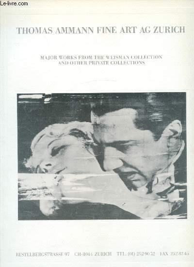 Exhibition - Major Works From the Weisman Collection and other private ...