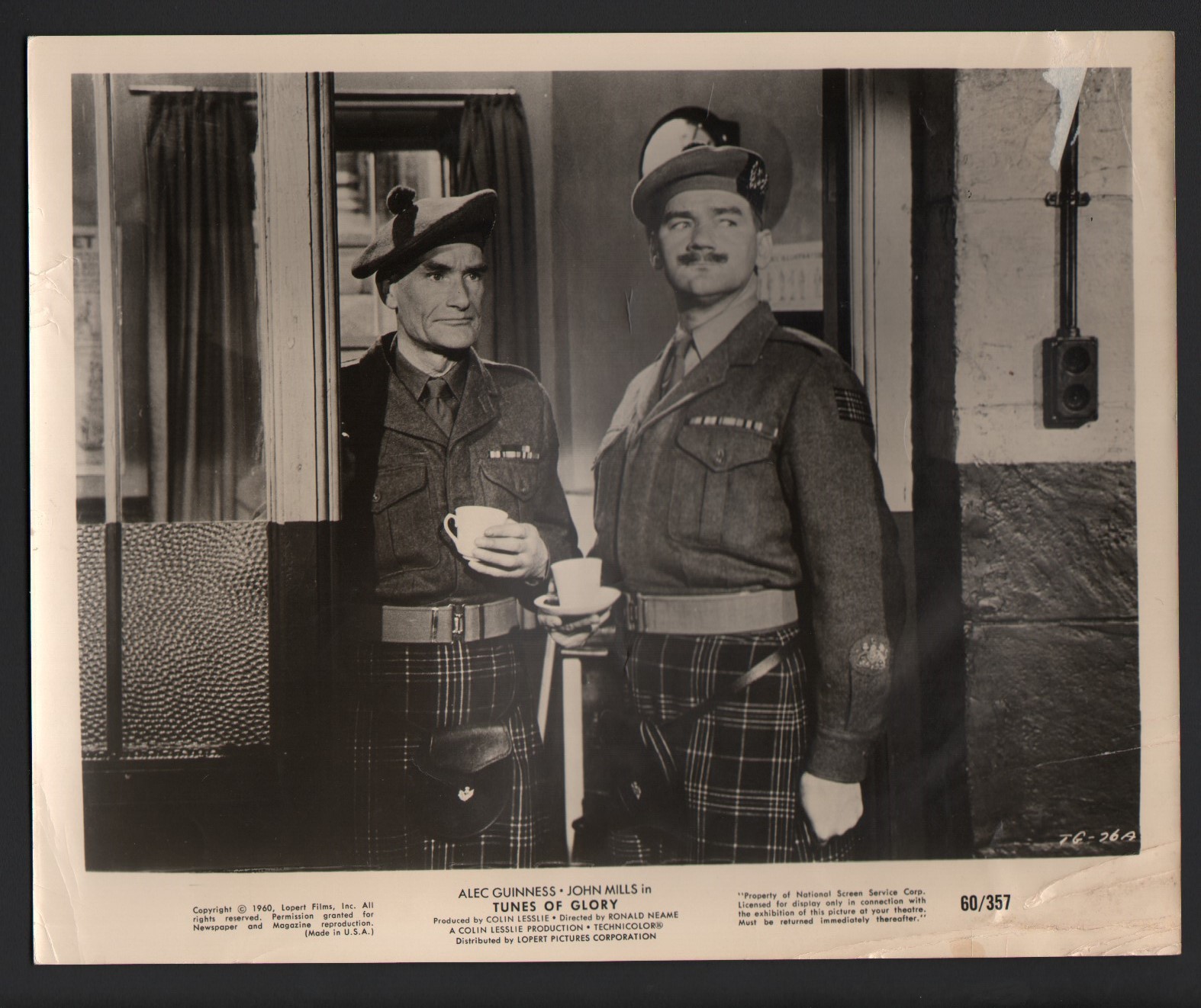 Tunes of Glory-Alec Guinness and John Mills-B&W-Still: Photograph | DTA ... Tunes of Glory-Alec Guinness and John Mills-B&W-Still: Photograph | DTA ...
