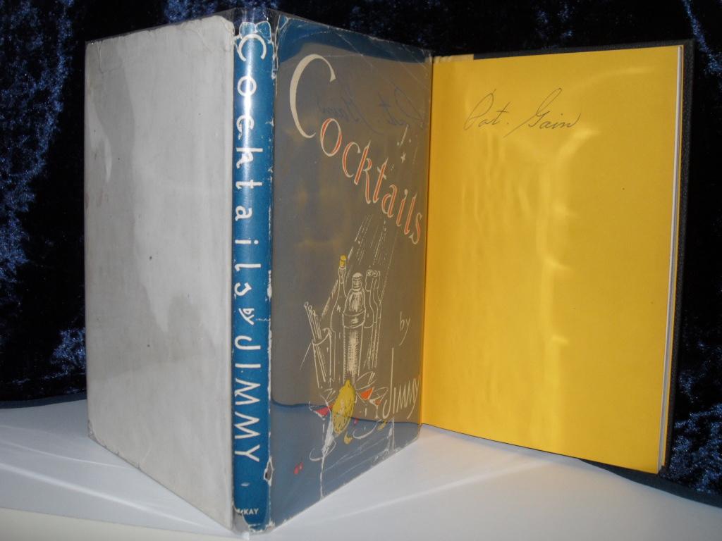 COCKTAILS by "Jimmy" : Late of Ciro's London by Jimmy: Fine Hardcover ...