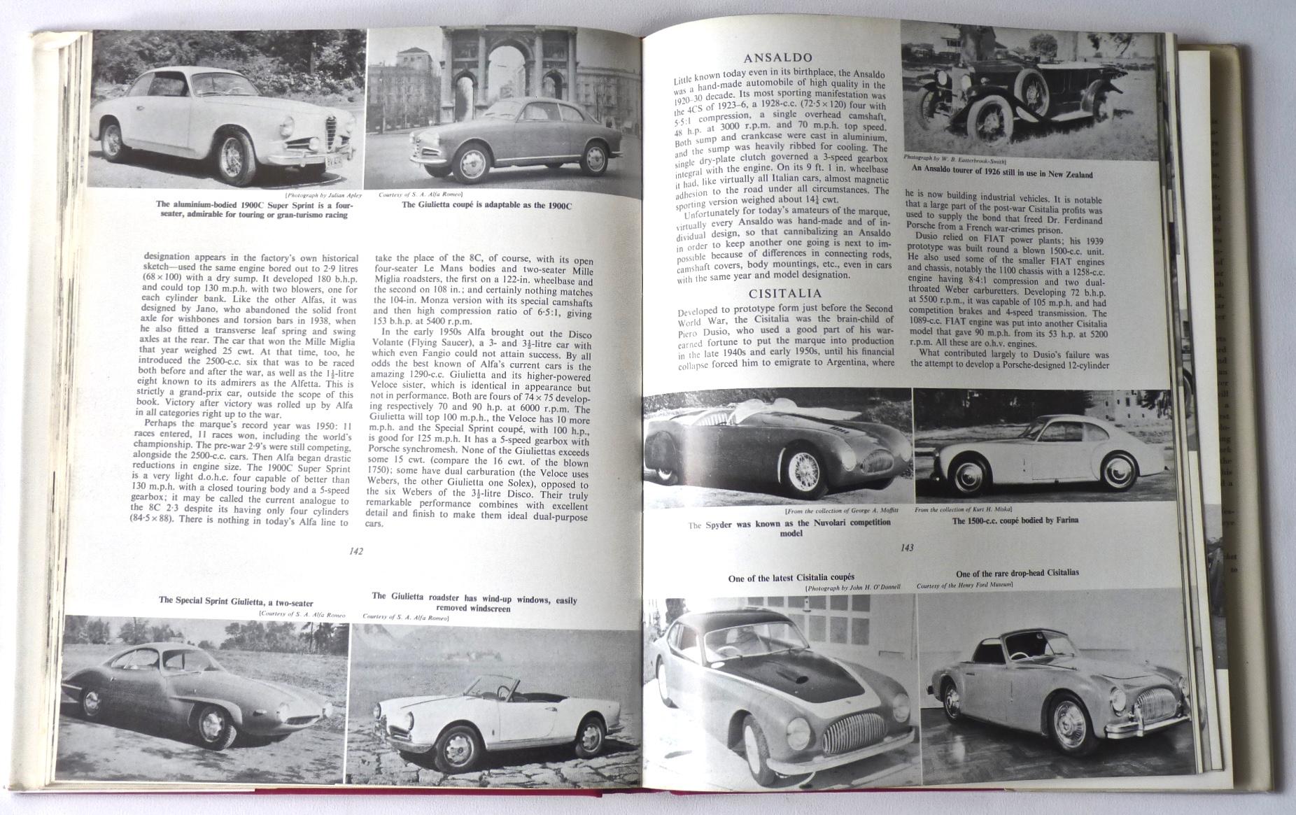 THE BOOK OF SPORTS CARS by Charles Lam Markmann & Mark Sherwin: Fine ...