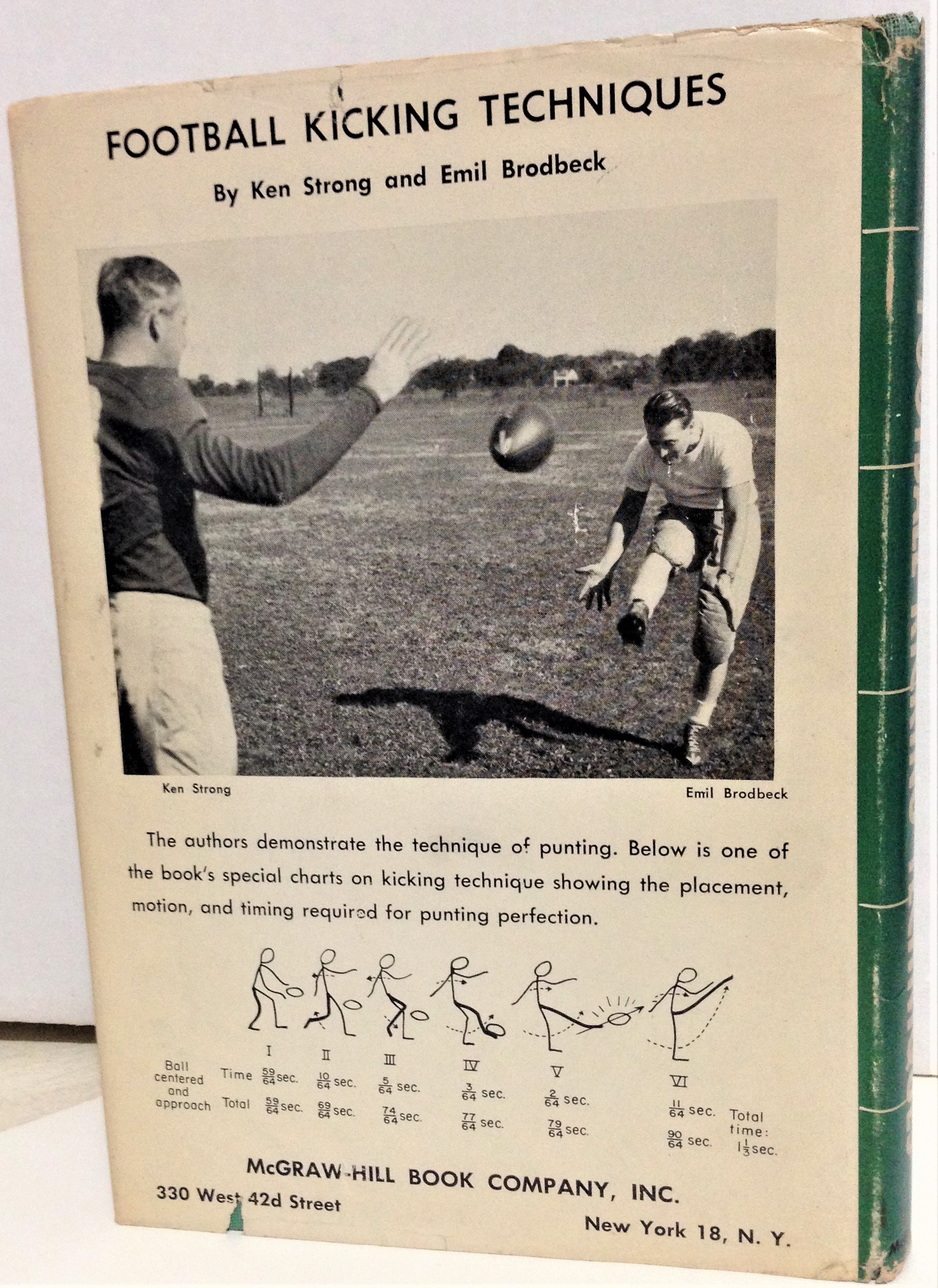 Football Kicking Techniques a player's guide to better punting, place ...