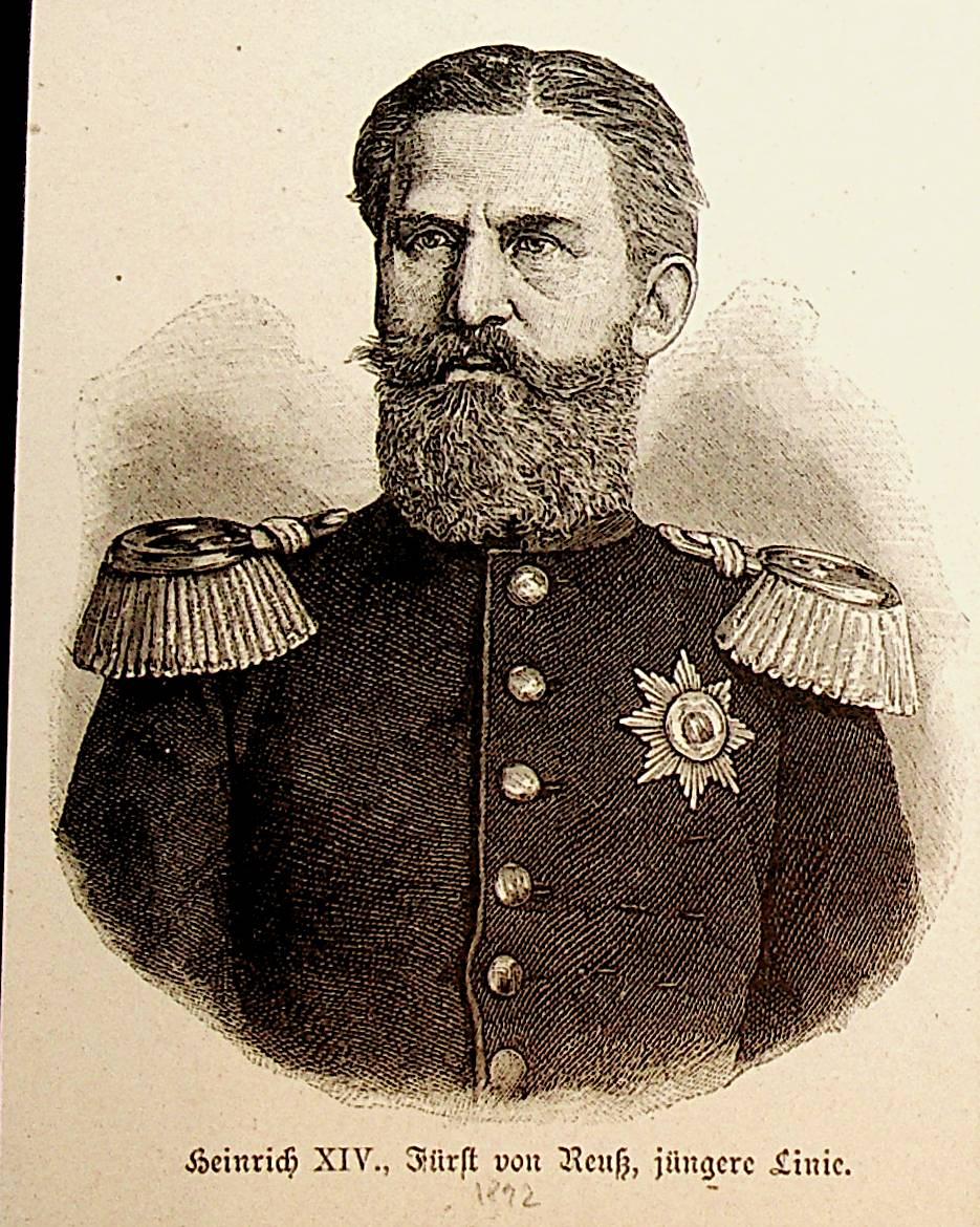REUß, Heinrich XIV. Fürst Reuß (1832-1913): (1900) Art / Print / Poster ...