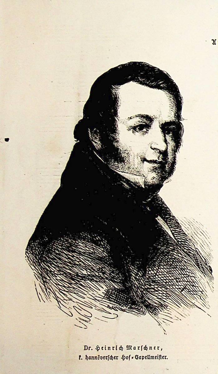 MARSCHNER, Heinrich Marschner (1795-1861) Komponist: (1850) Art / Print ...