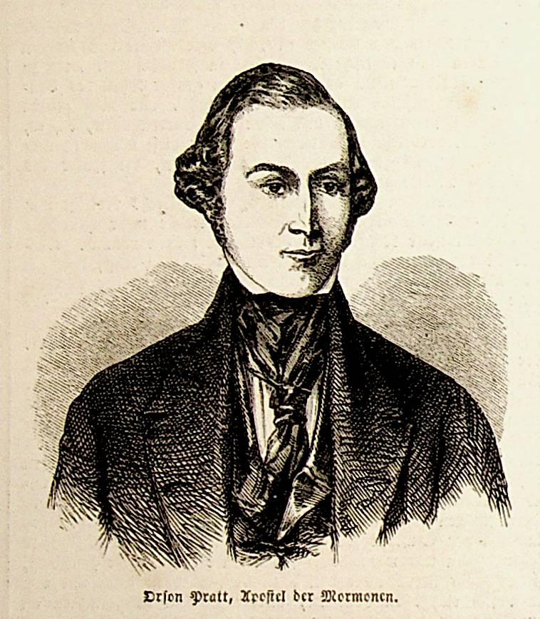PRATT, Orson Pratt, Latter-day Saint leader, brother to Parley P. Pratt ...