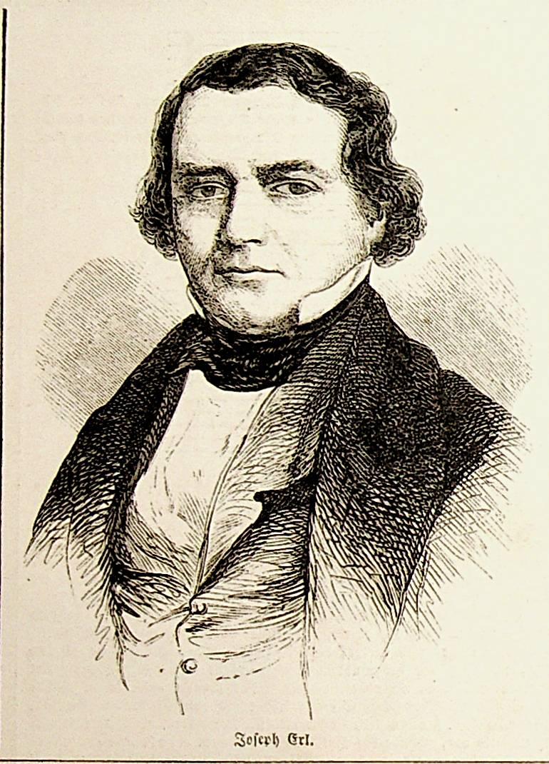 ERL, Joseph Erl (1811-1874) Sänger: (1850) Kunst / Grafik / Poster ...
