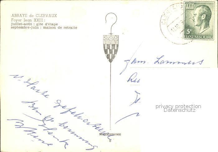 Postkarte Carte Postale Clervaux: Manuskript / Papierantiquität ...