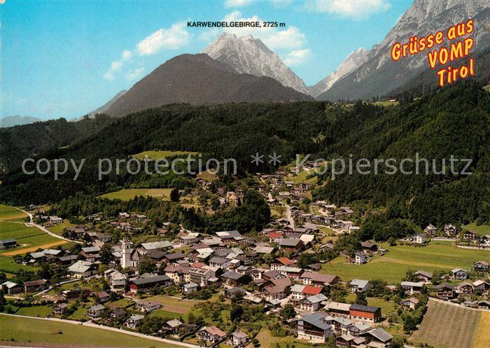 Postkarte Carte Postale Vomp Tirol Fliegeraufnahme: Manuskript ...
