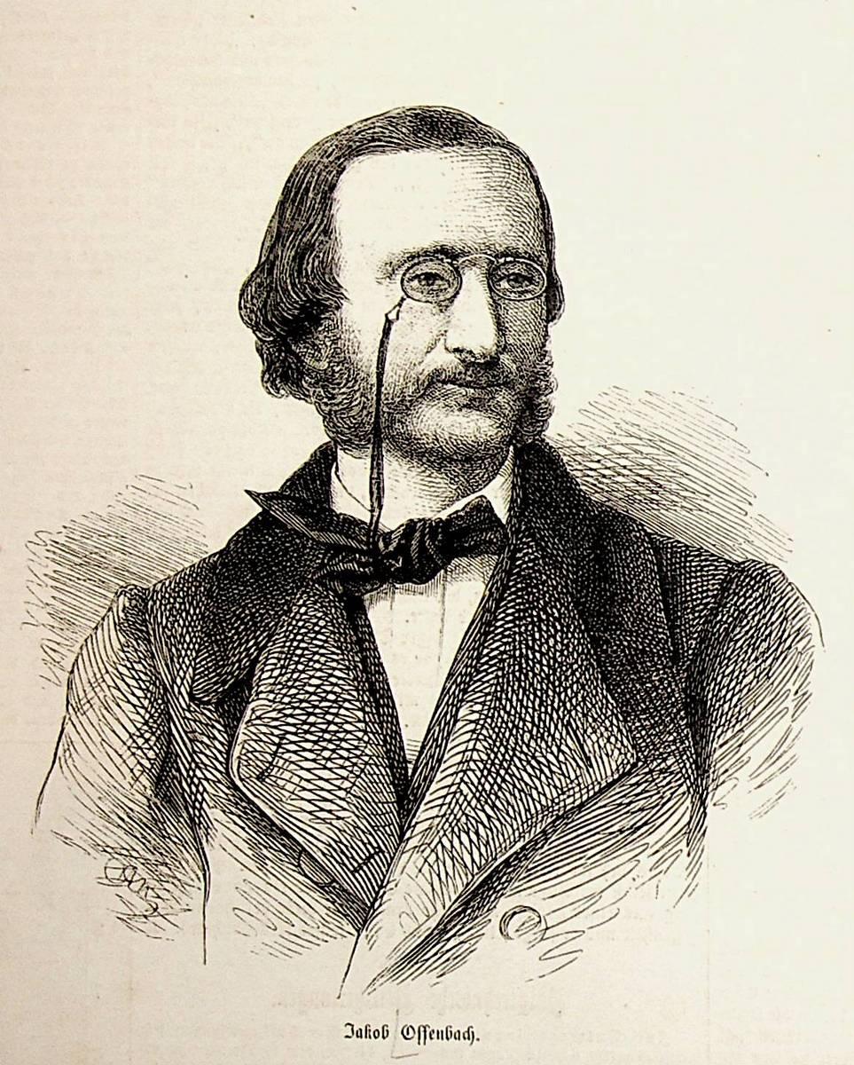 OFFENBACH, Jacques Offenbach (1819-1880) Komponist und Cellist: (1860 ...