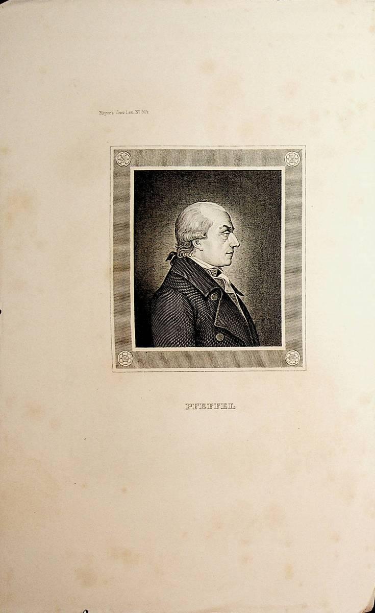 PFEFFEL, Gottlieb Konrad Pfeffel (1736-1809) Schriftsteller und ...