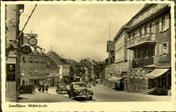 Postkarte Carte Postale 40287874 Crailsheim Crailsheim Wilhelmstrasse ...