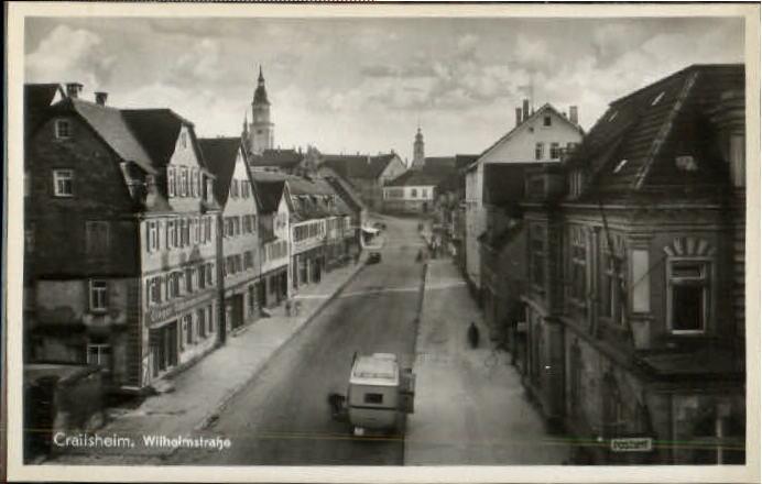 Postkarte Carte Postale 40287896 Crailsheim Crailsheim Wilhelmstrasse ...