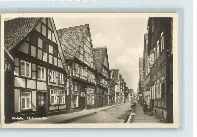 Postkarte Carte Postale 40514485 Rinteln Rintel Baeckerstrasse Rinteln ...