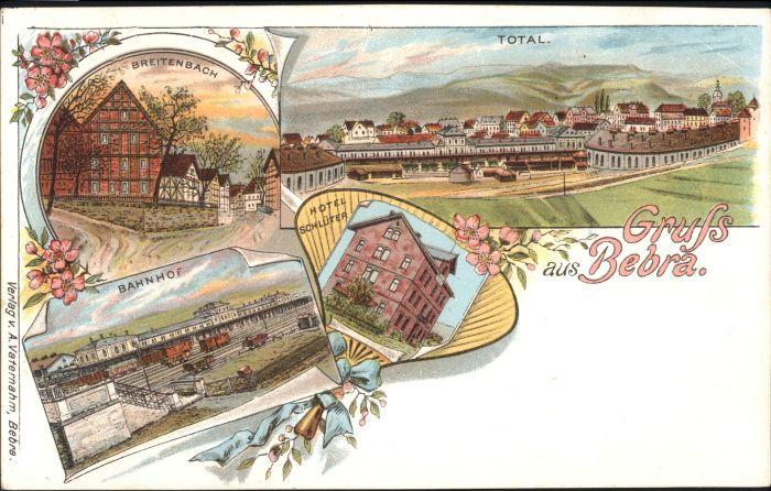 Postkarte Carte Postale 40647183 Bebra Bebra Breitenbach Hotel ...