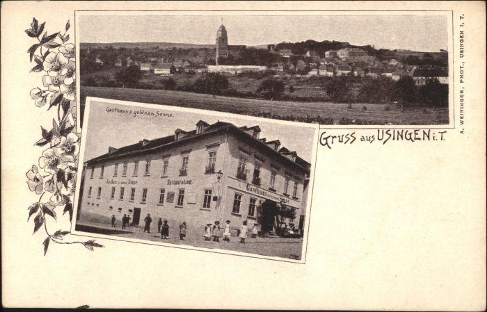 Postkarte Carte Postale 30780601 Usingen Usingen Gasthaus zur goldnen ...