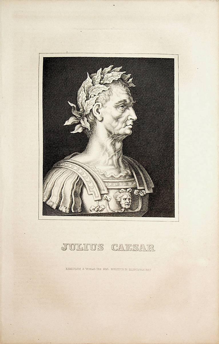 CAESAR, Gaius Iulius Caesar (100-44): (1860) Art / Print / Poster ...