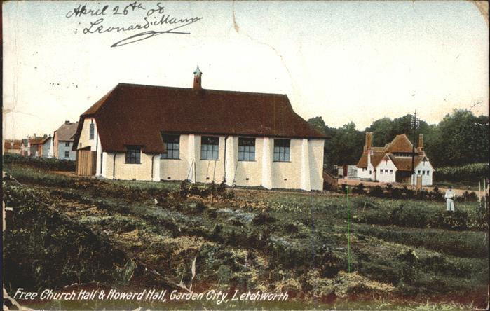 Postkarte Carte Postale 11384620 Letchworth Grange Free Church Hall ...
