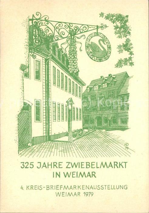 Postkarte Carte Postale 41435862 Weimar Thueringen Zwiebelmarkt Kreis ...