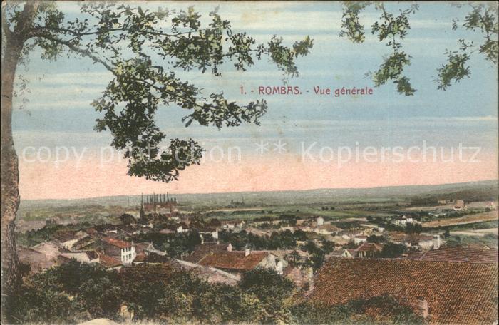 Postkarte Carte Postale 11916950 Rombas Moselle Vue generale Rombas ...