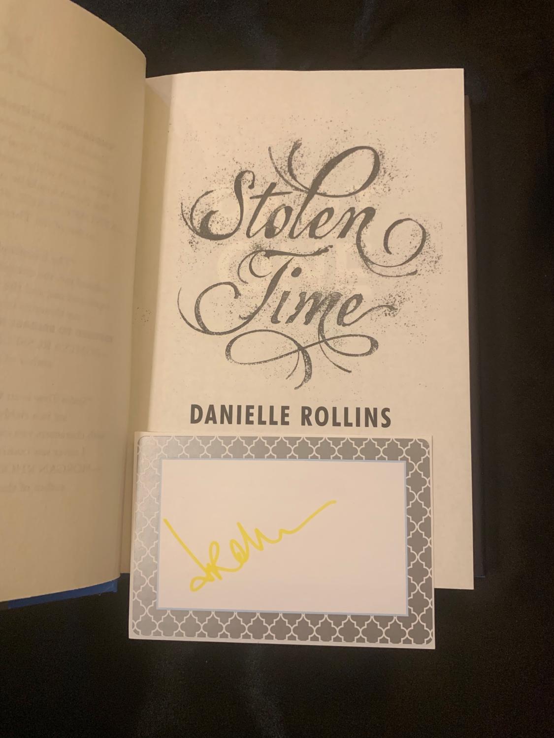 Stolen Time by Danielle Rollins: Very Good Hardcover (2019) Signed by ...