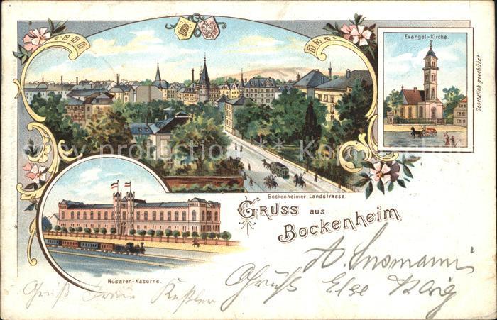 Postkarte Carte Postale 32214043 Bockenheim Frankfurt Main Evangelische ...
