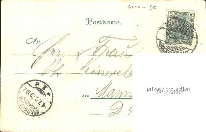 Postkarte Carte Postale 32214043 Bockenheim Frankfurt Main Evangelische ...