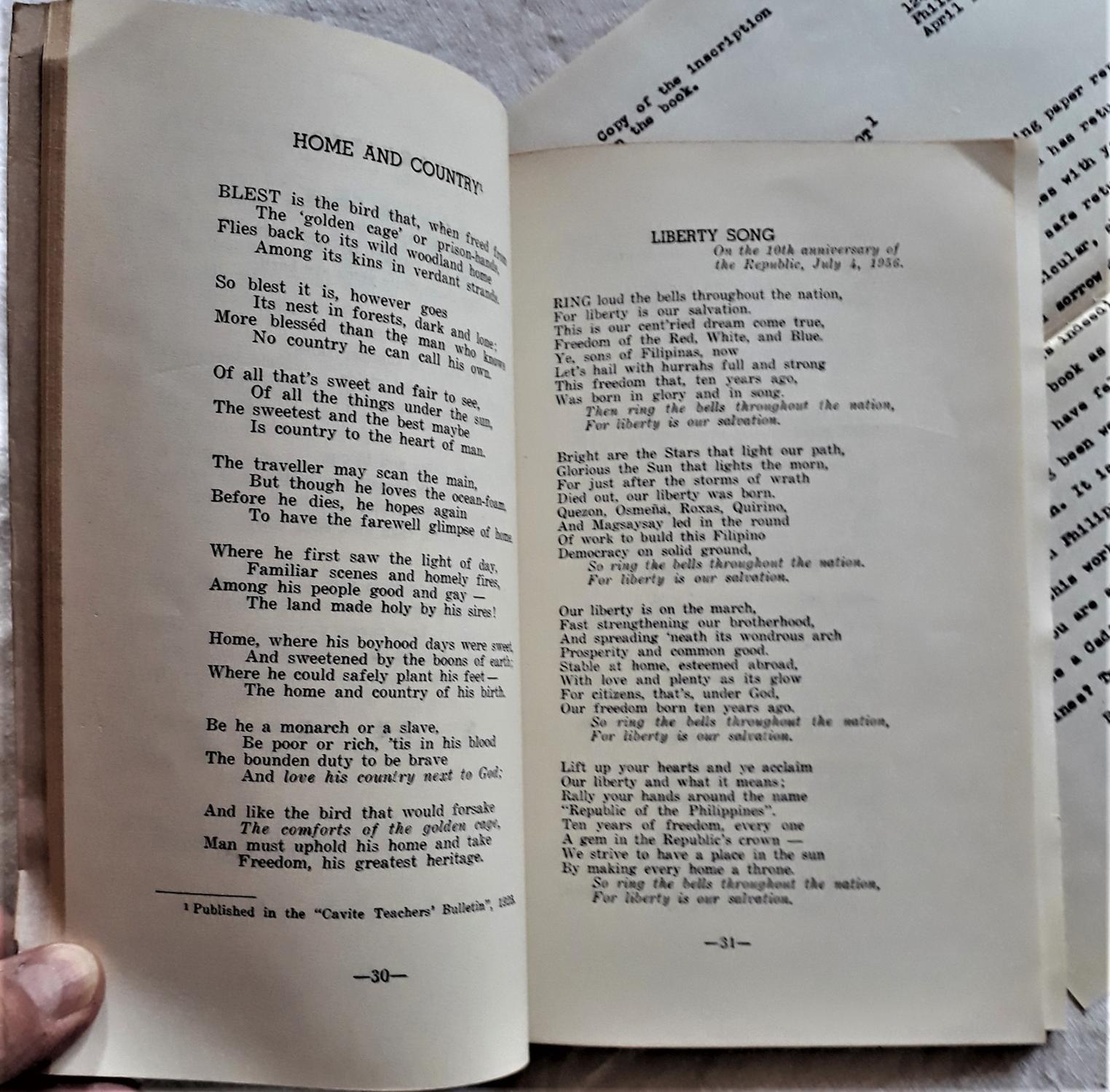 The Citizens Poems By Yuzon Amado M Bon Broché 1956 Ed Originale Signé Par Lauteur Ad