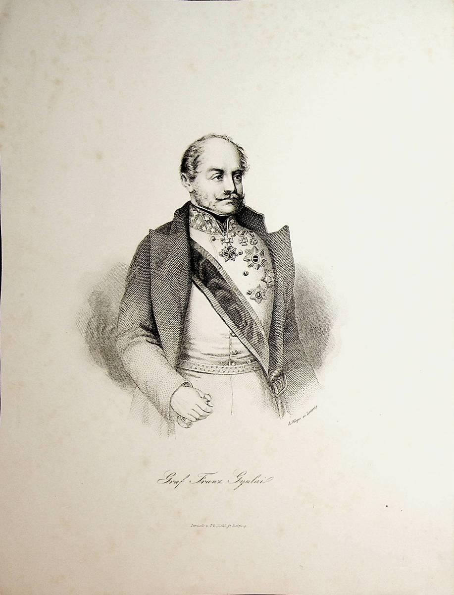 GYULAI; Franz Graf von Gyulai (1798-1868), Militär Feldzeugmeister ...