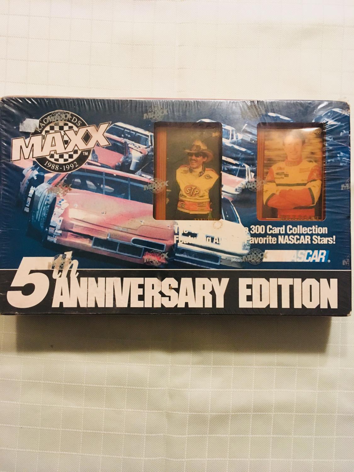 Maxx Race Cards 1988-1992: 5th Anniversary Edition 300 NASCAR Card ...