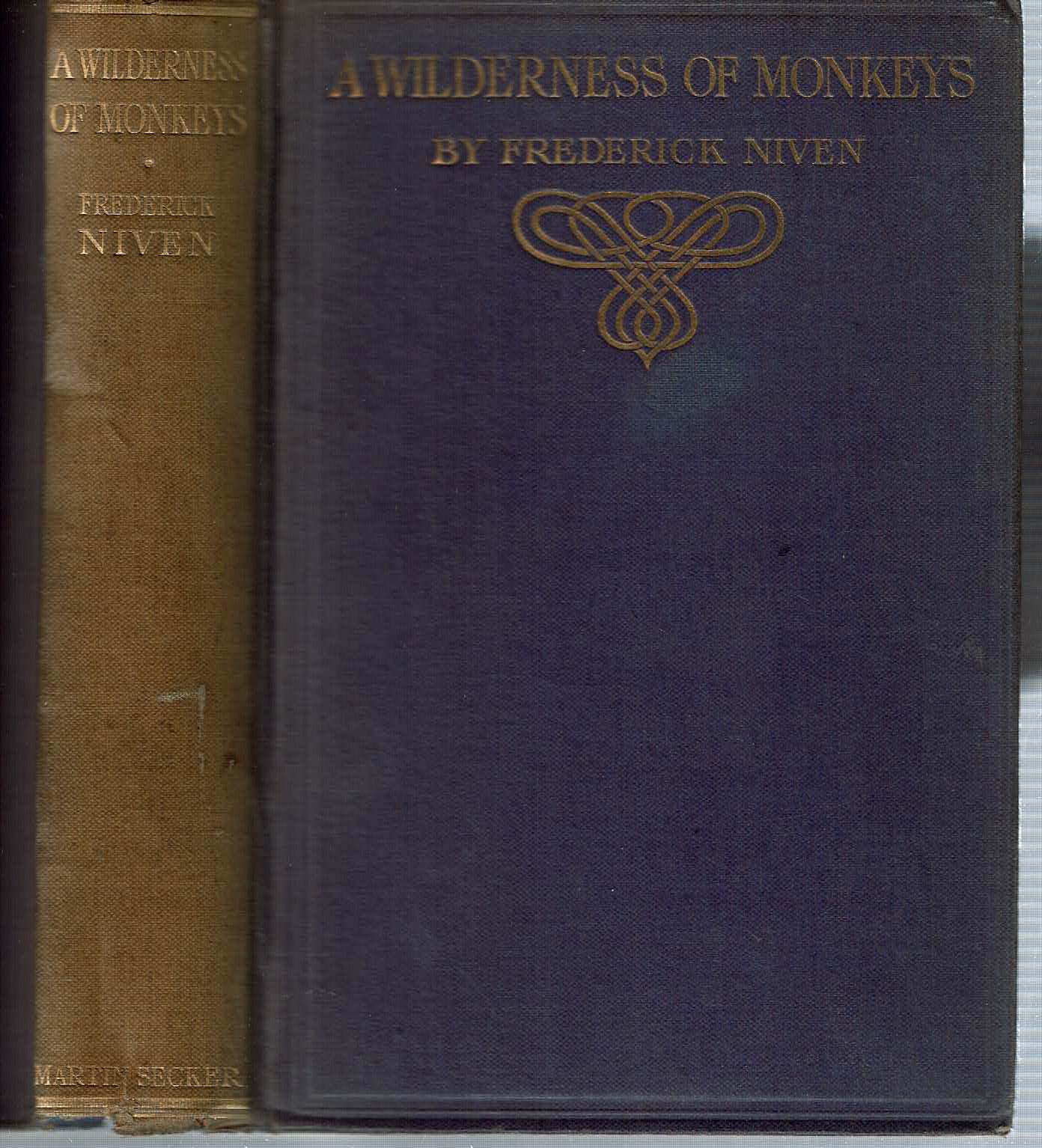A Wilderness of Monkeys by Niven, Frederick: Good+ Unknown_Binding ...