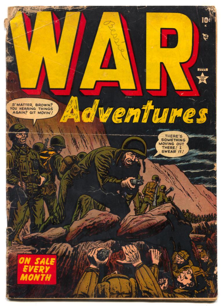 War Adventures #4 1952- Atlas Korean War comic- G: (1952) Comic | DTA ...