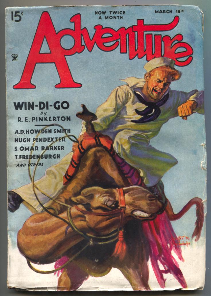 Adventure Pulp March 15 1935- Win-Di-Go VG+: (1935) Revista ...