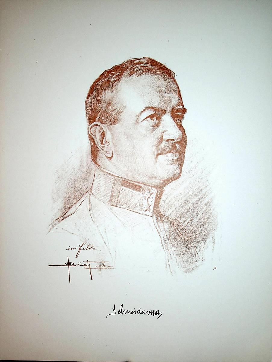 SCHNEIDER, Josef Schneider (1877-1948) k. u. k. Offizier im Generalstab ...