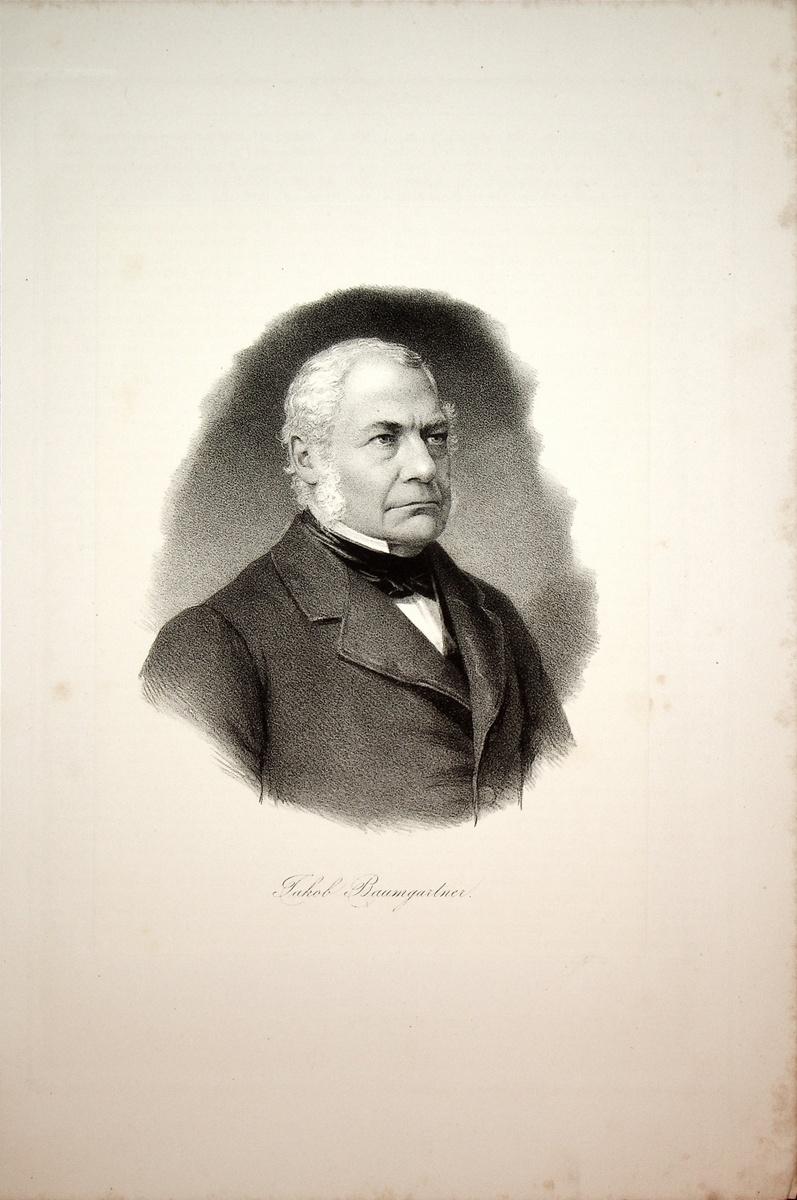 BAUMGARTNER, Gallus Jakob Baumgartner (1797-1869) Schweizer Politiker ...