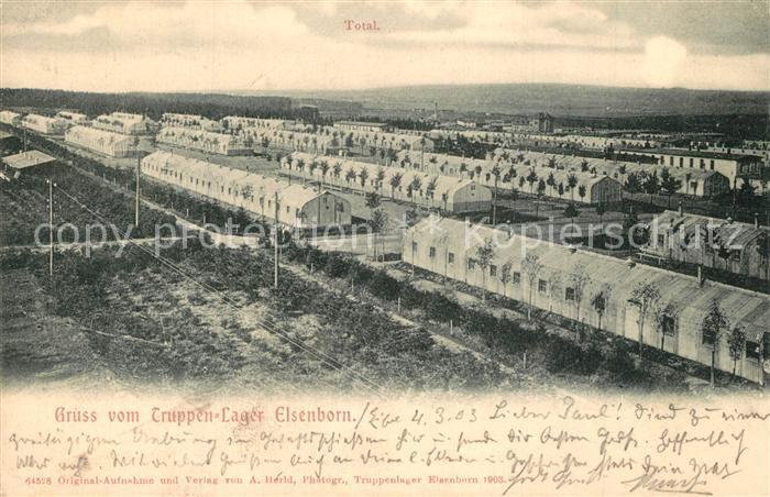 Postkarte Carte Postale 13525862 Elsenborn Truppen Lager Elsenborn ...