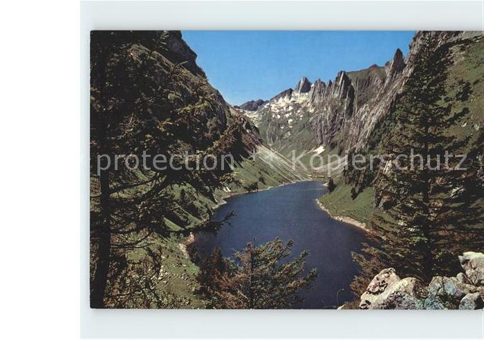 Postkarte Carte Postale 11921315 Alpstein Faelensee Altmann Foelentuerm ...