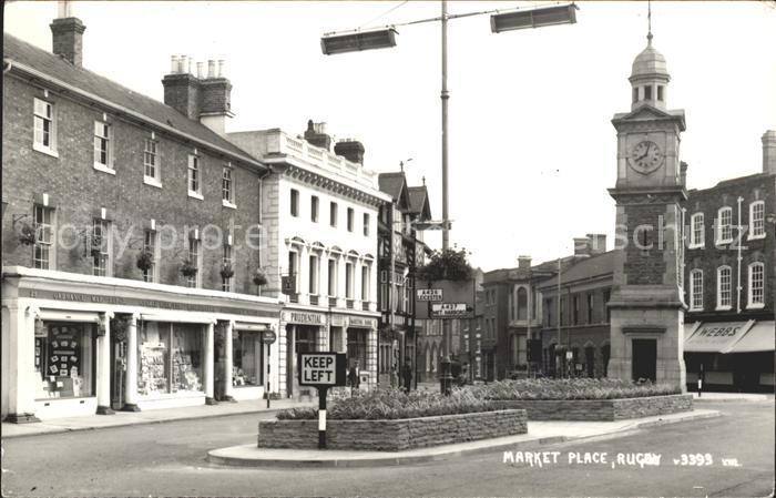 Postkarte Carte Postale 11967986 Rugby Rugby Market Place Rugby ...