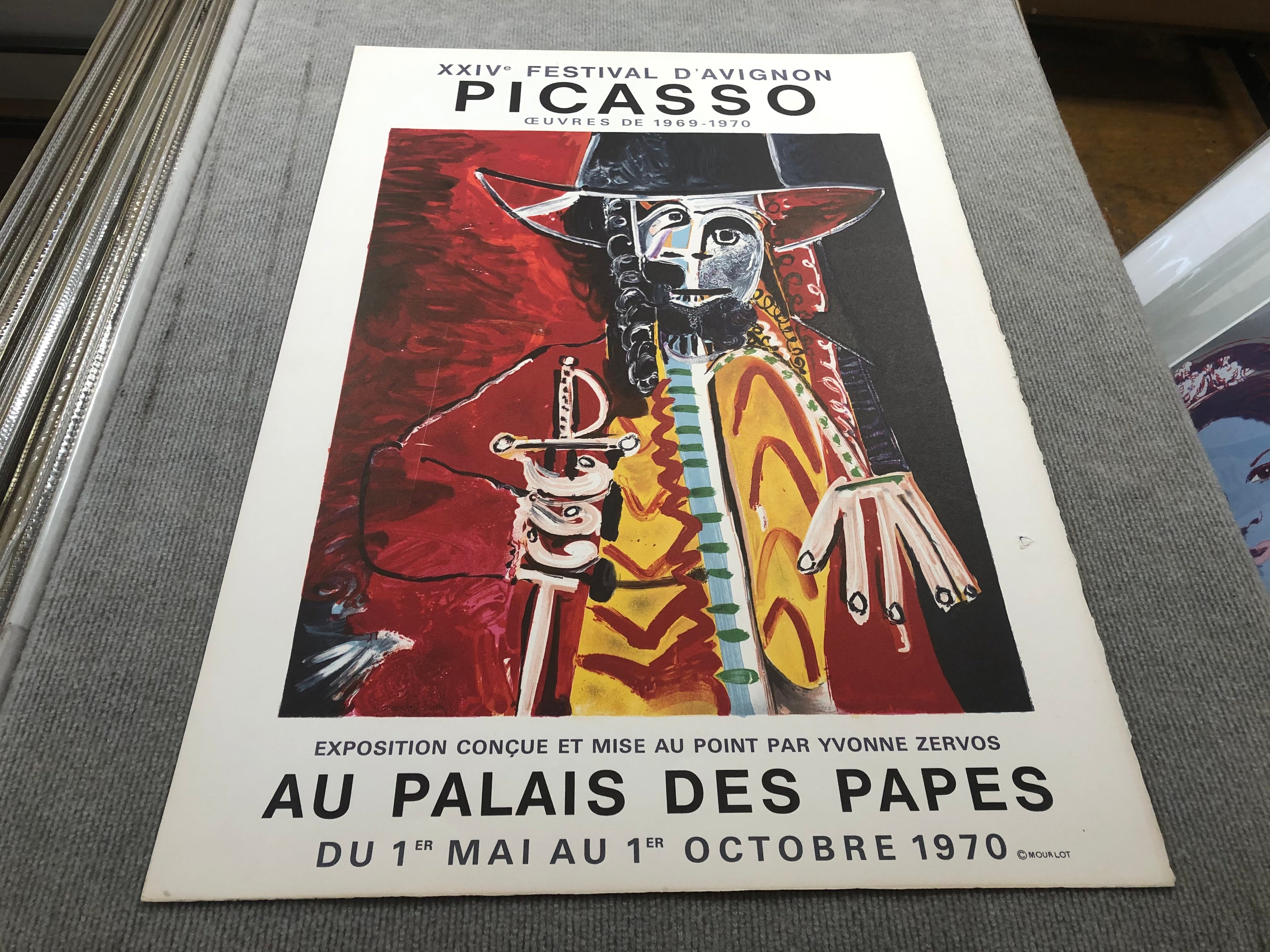 PABLO PICASSO Festival D'Avignon, Le Corsaire, 1970 by Picasso, Pablo ...