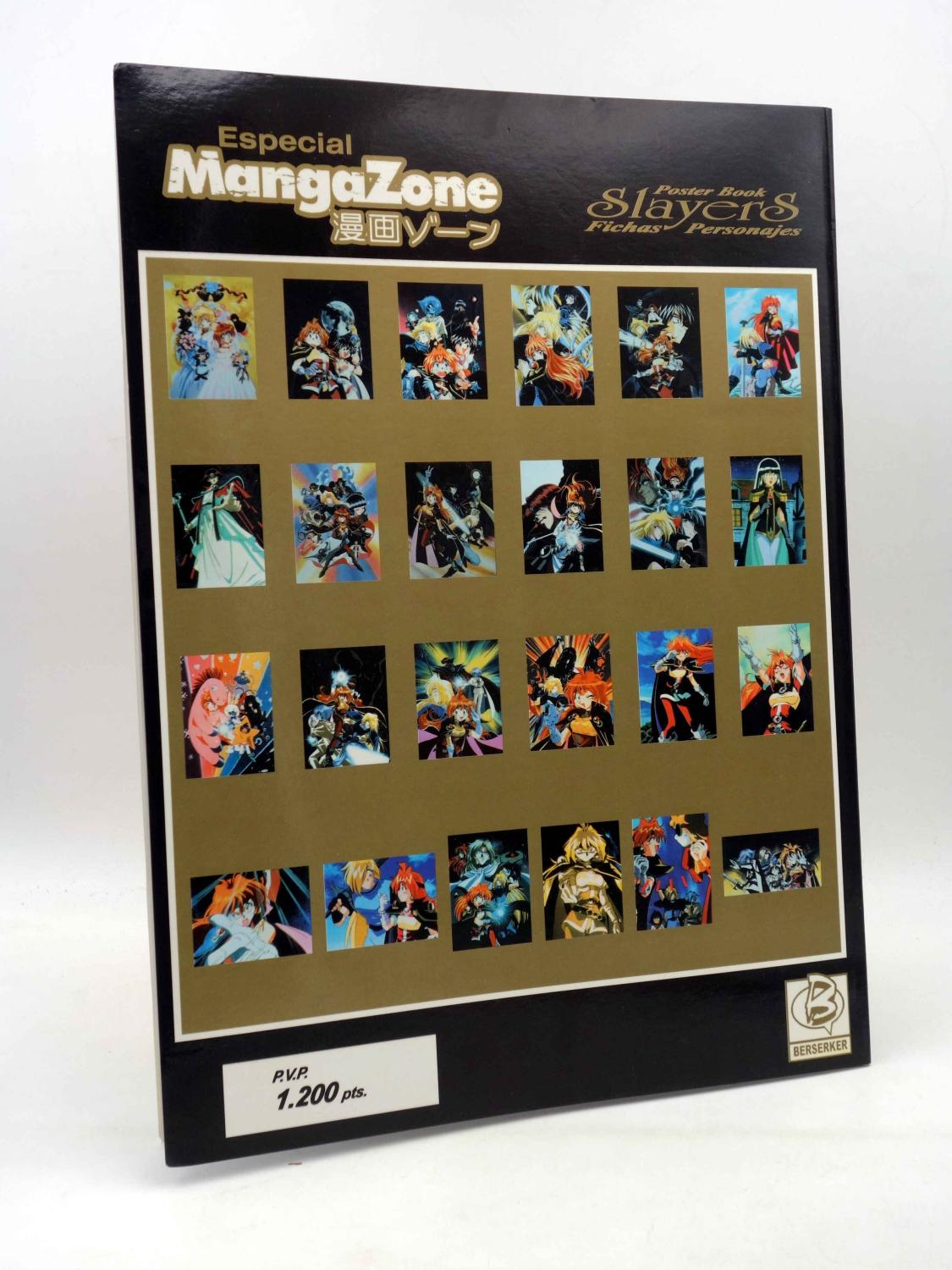 ESPECIAL MANGAZONE 8. SLAYERS REENA Y GAUDI. POSTER BOOK. FICHAS Y ...