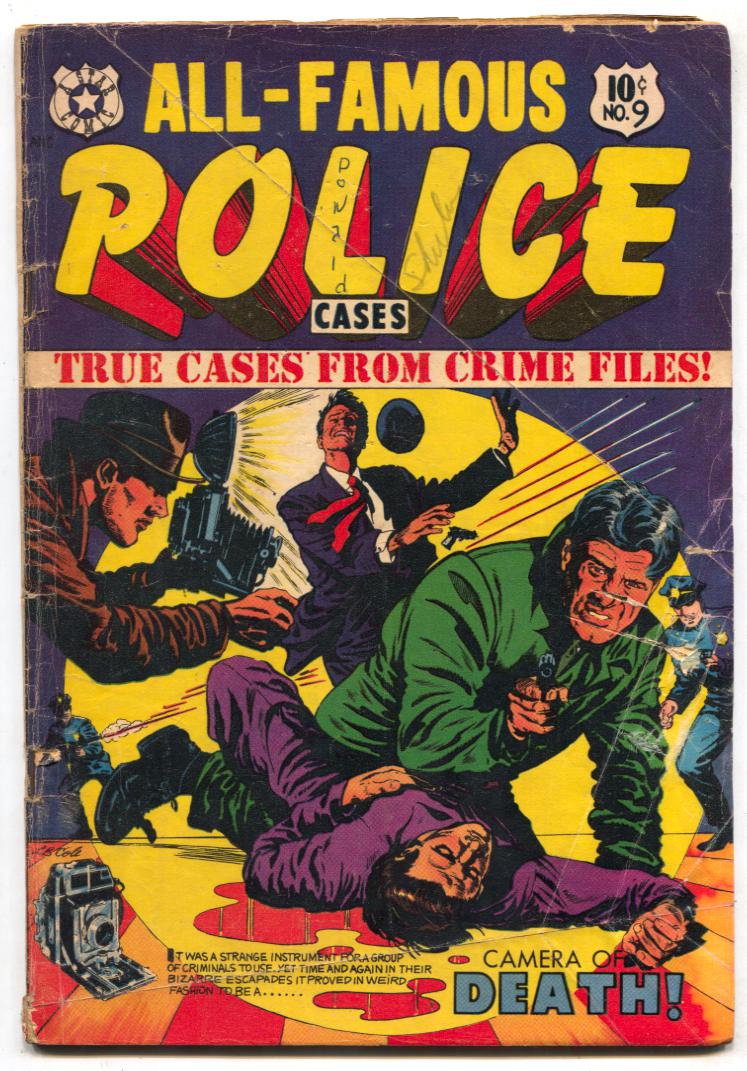 All-Famous Police Cases #9 1953-LB Cole cover G-: (1953) Comic | DTA ...