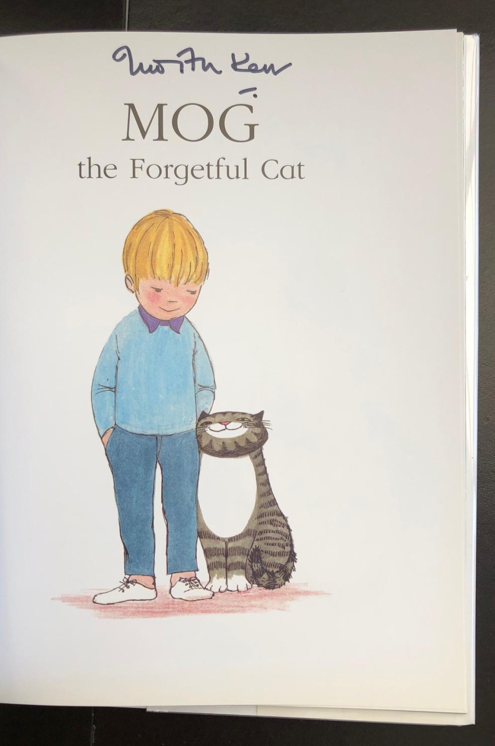 Mog The Forgetful Cat : Celebration Edition : Signed By The Author by ...