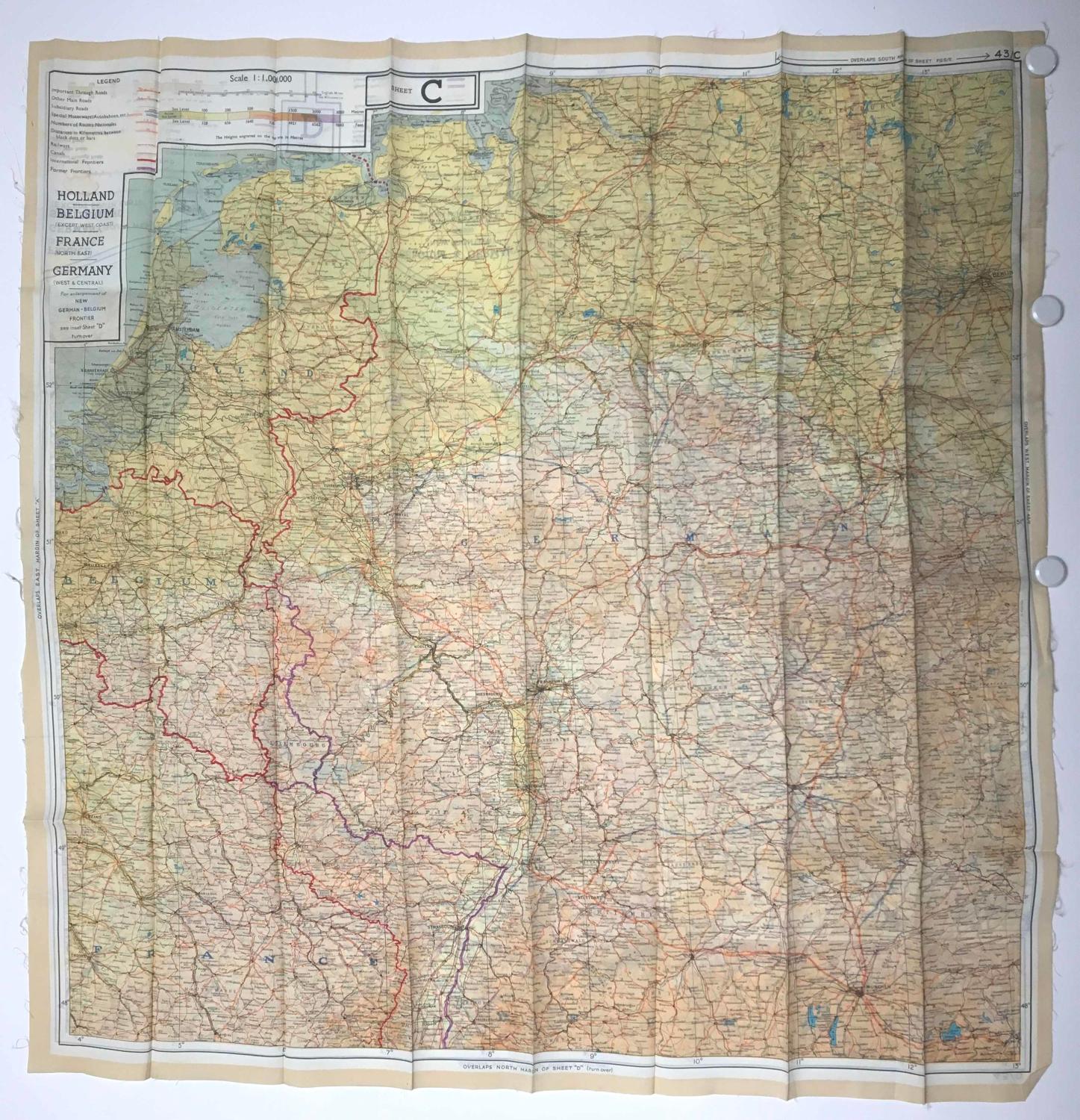 (Operational Chart, Sheet C:) Holland/Belgium (except West Coast ...