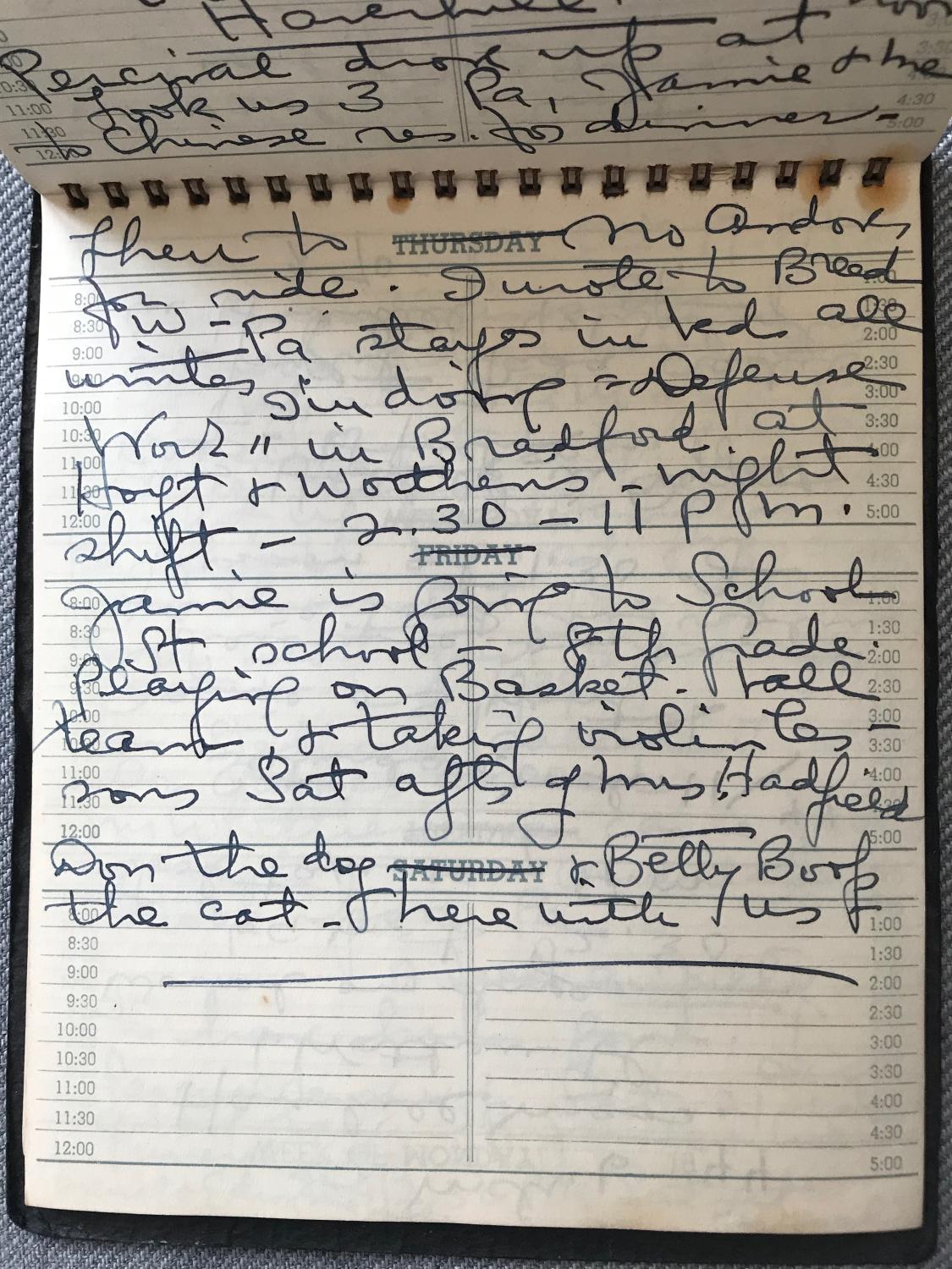 1941-1947 Unique Handwritten Manuscript Diary of a Single Mother in New ...