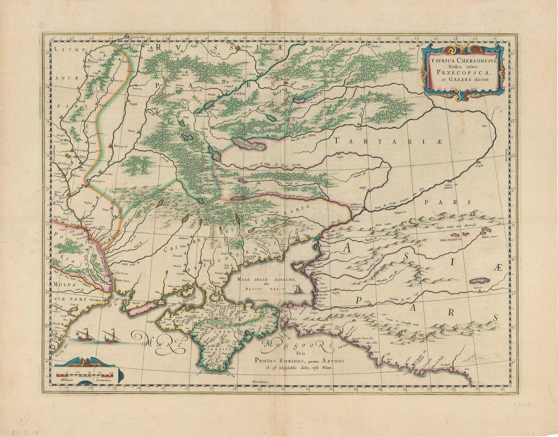 Tavrica Chersonesus Nostra aetate Przecopsca, et Gazara dicitur: (1642 ...
