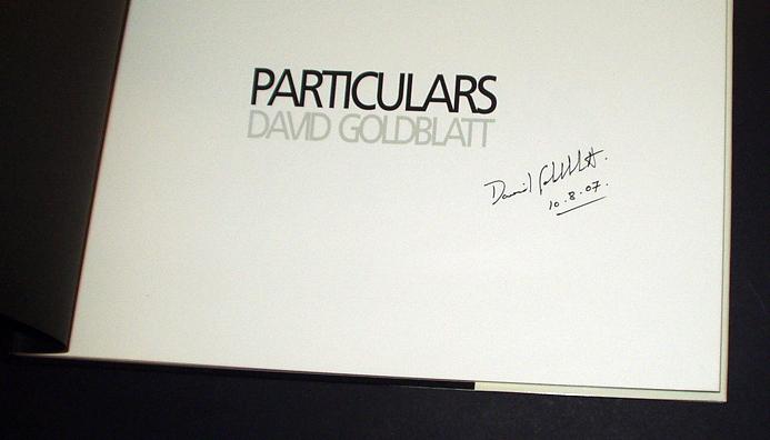 David Goldblatt: Particulars by Goldblatt, David; Ingrid de Kok ...