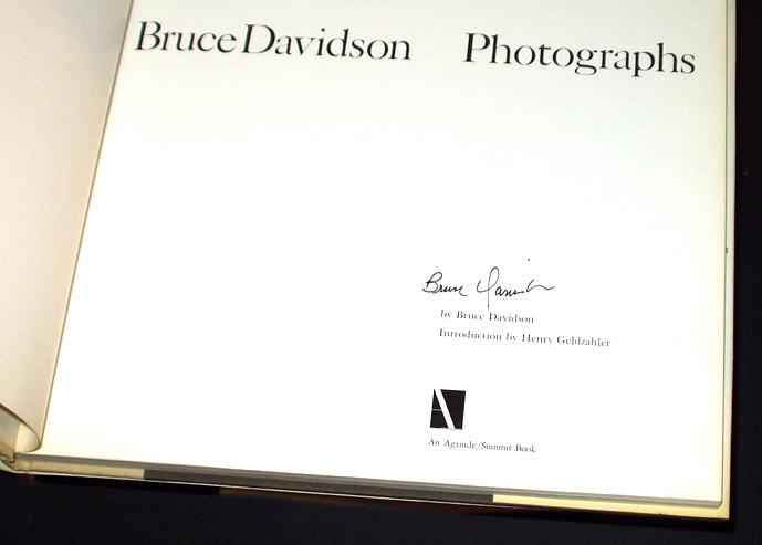 Bruce Davidson: Photographs by Davidson, Bruce; Henry Geldzahler ...
