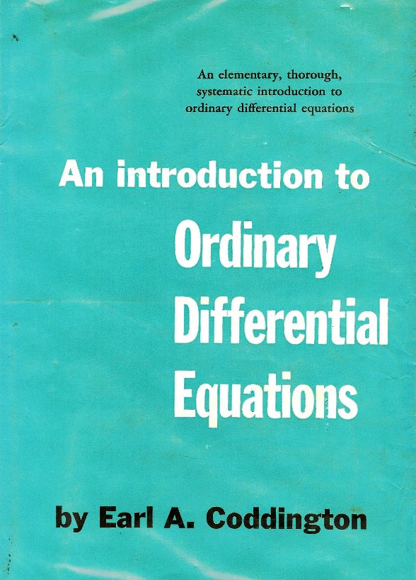 An Introduction to Ordinary Differential Equations by Earl, A ... An Introduction to Ordinary Differential Equations by Earl, A ...