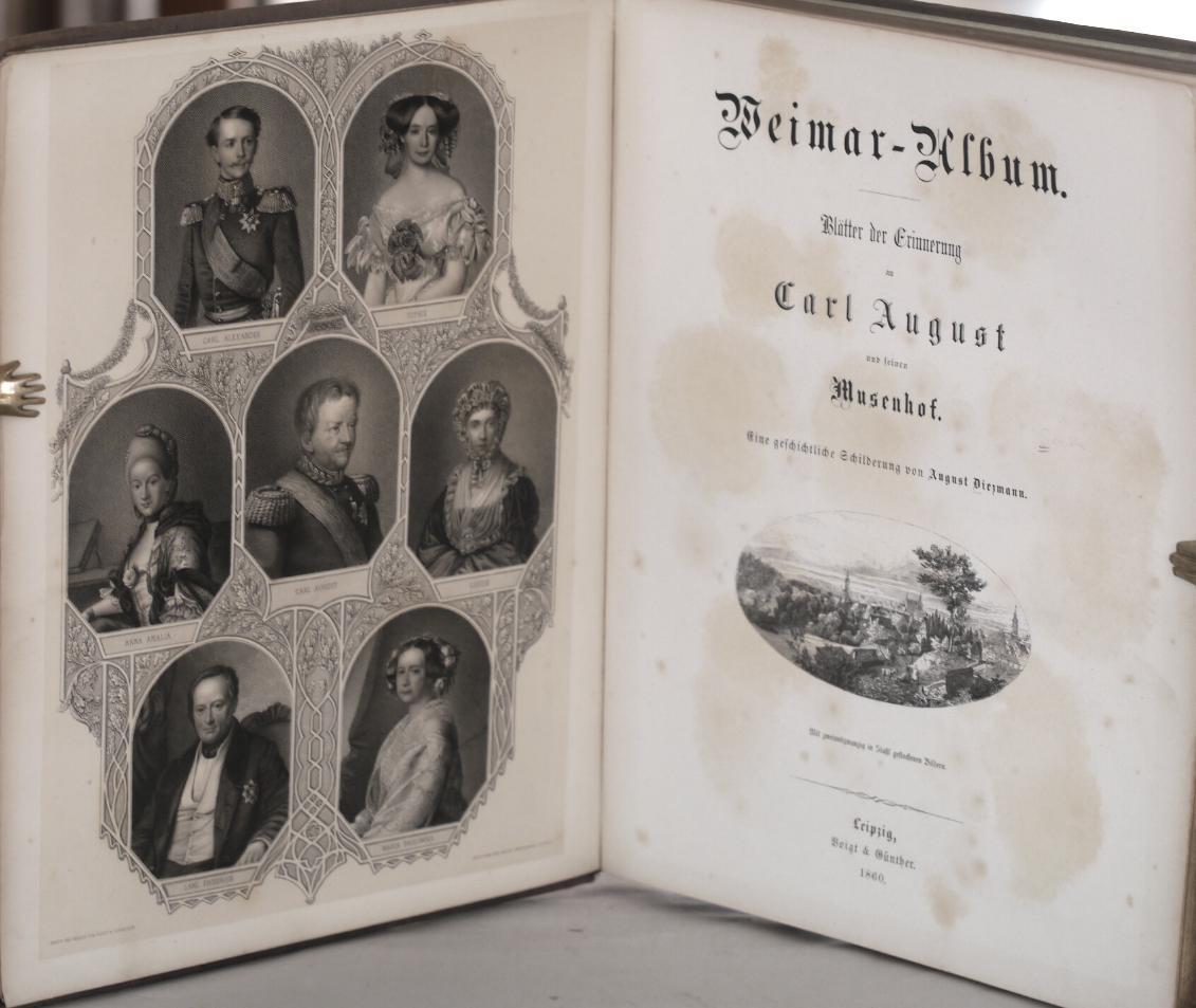 Weimar-Album. Blätter der Erinnerung an Carl August und seinen Musenhof ...