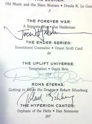 FAR HORIZONS (SIGNED) by Silverberg, Robert (ed) with Robert Silverberg, Joe Haldeman, David ...